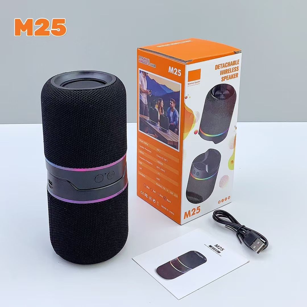 NEW M25 Outdoor Wireless DJ Split Speaker – 10W | Bluetooth – Cartlogue